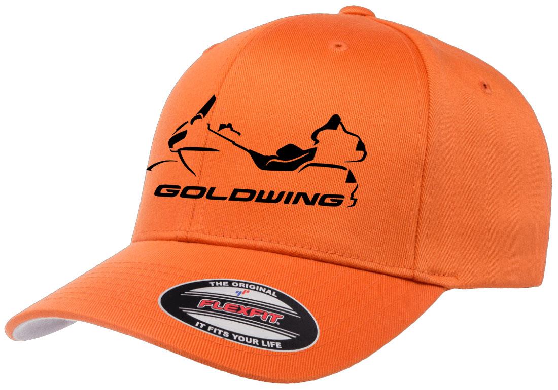 Honda Goldwing Motorcycle Flexfit 6277 Athletic Baseball Fitted Hat Cap ...