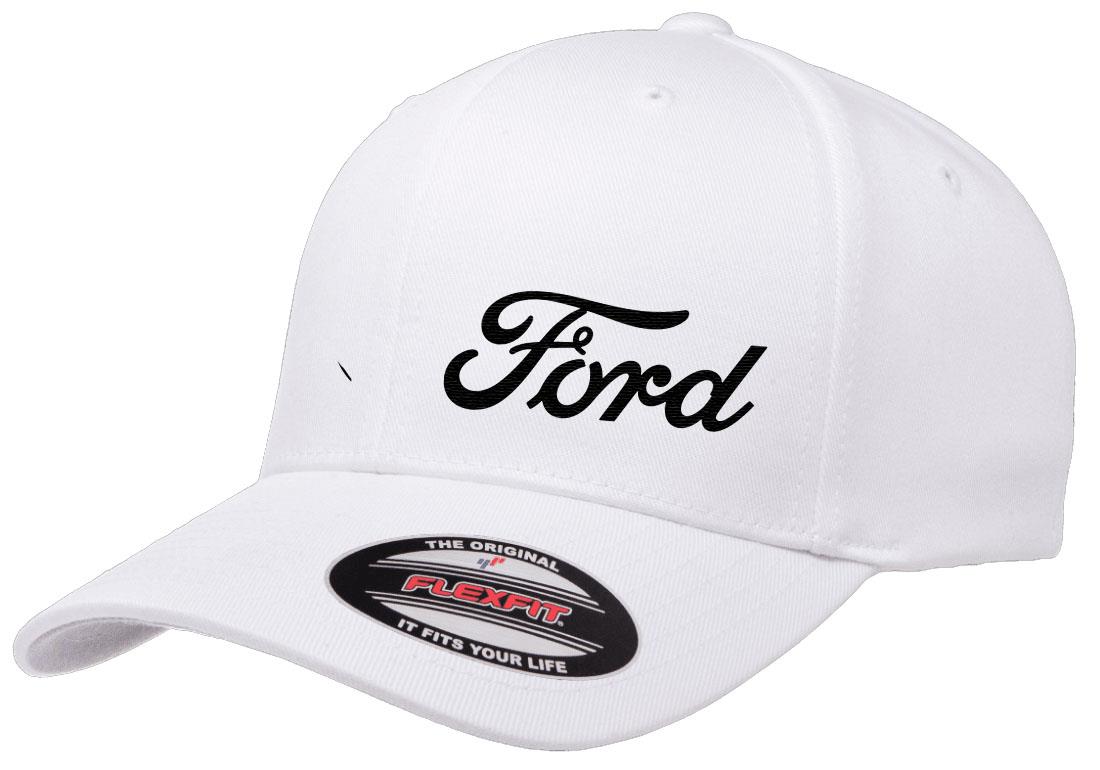 Ford Script Logo Embroidered Side Panel Design Flexfit 6277 Baseball ...
