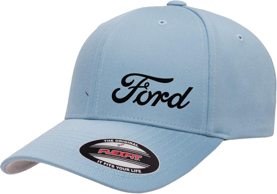 Ford Script Logo Embroidered Side Panel Design Flexfit 6277 Baseball ...