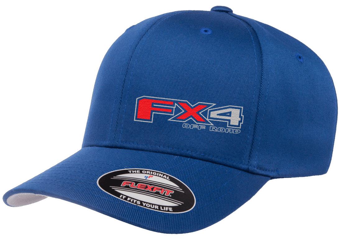 Ford FX4 F150 Truck Embroidered Side Panel Flexfit 6277 Baseball Hat ...