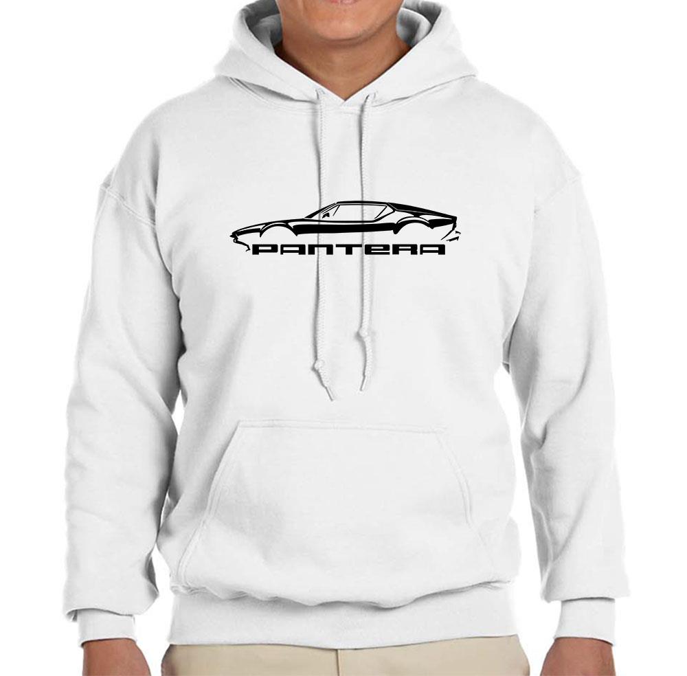 DeTomaso Pantera Exotic Car Classic Outline Design Hoodie Sweatshirt ...