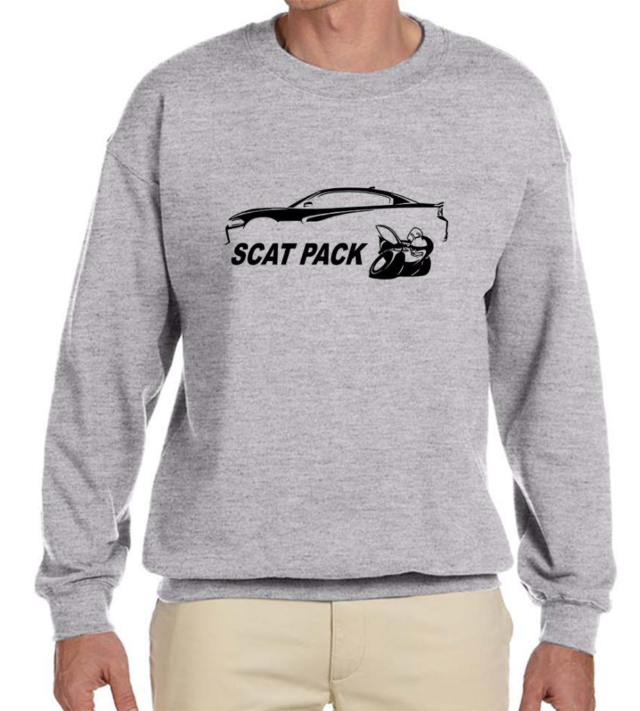 Charger Scat Pack Muscle Car Classic Outline Design Sweatshirt NEW | eBay