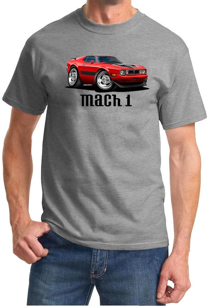 1973 Ford Mach 1 Mustang Full Color Tshirt NEW FREE SHIPPING | eBay