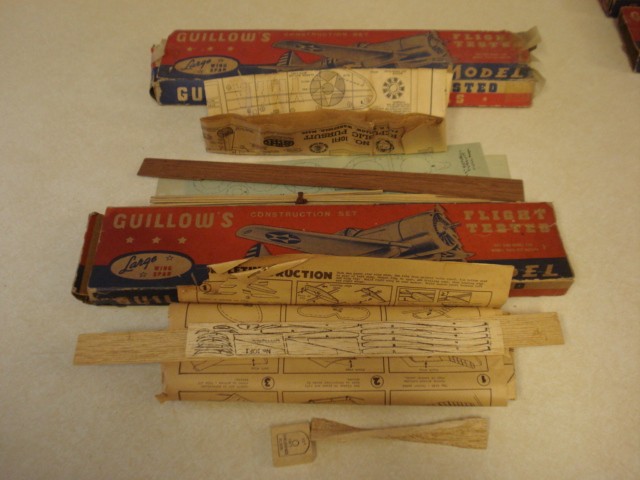 ** SET OF 4 GUILLOWS BALSA WOOD MODEL AIRPLANE KITS ** | eBay