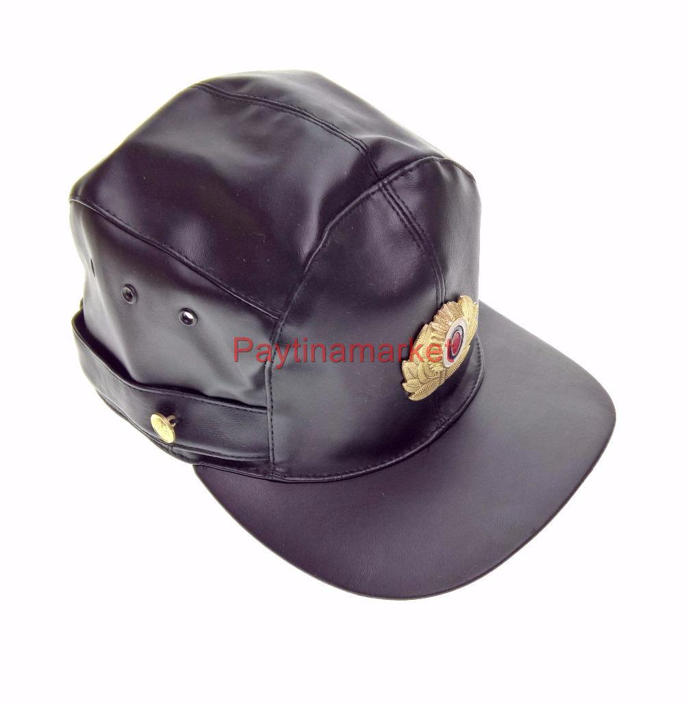 Russian Cap Police Black With Cockade Policeman Hat Badge Russia Force ...