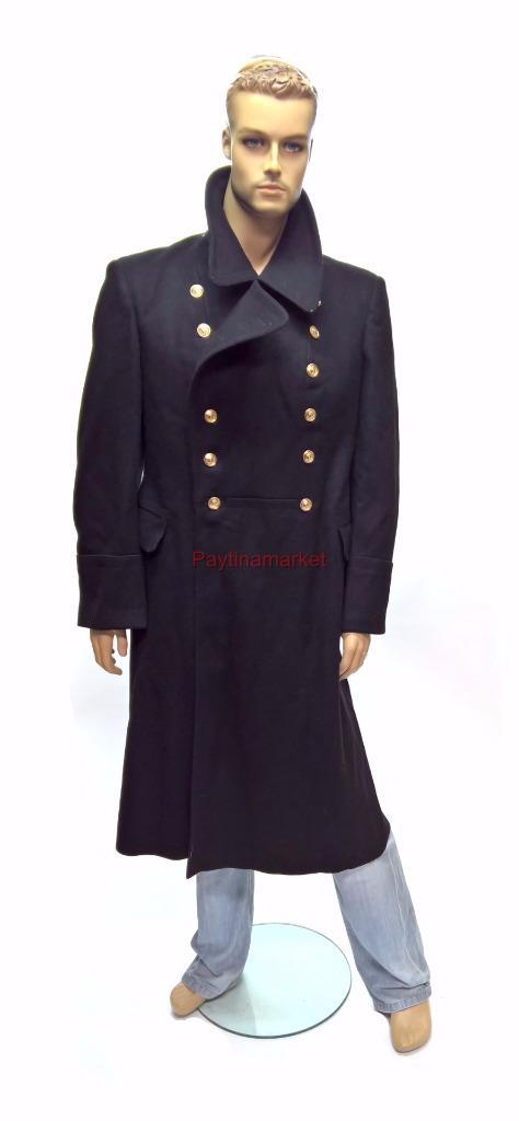 USSR Military Jacket Russian Army Overcoat Officer Navy Soviet Shinel ...