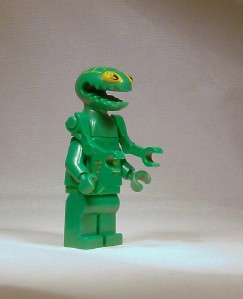 Lego Space Police Minifigure Green Alien Frenzy 4 Arms 5971 Includes ...