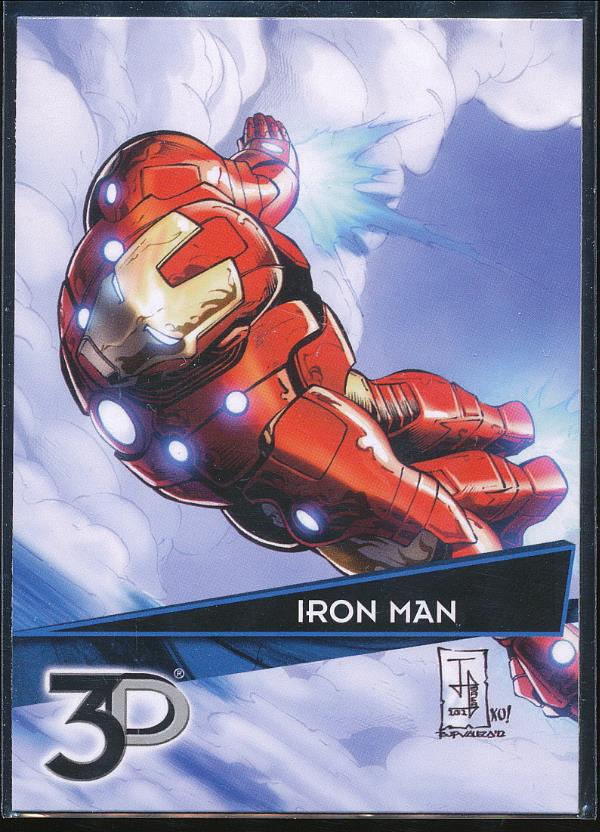 2015 Marvel 3-D Trading Card #10 Iron Man | eBay