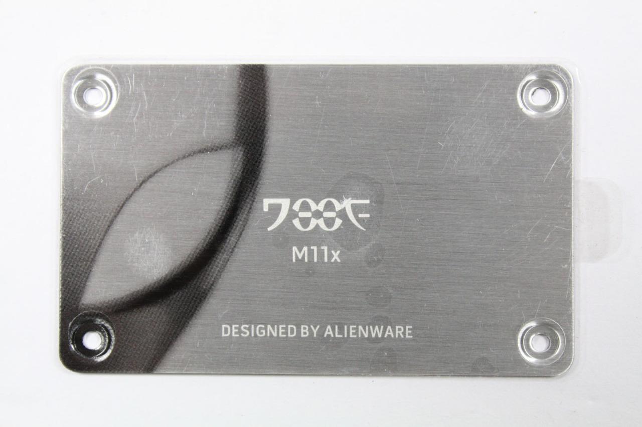 OEM Alienware M11X Laptop Plate Name Badge 85YK9 | eBay