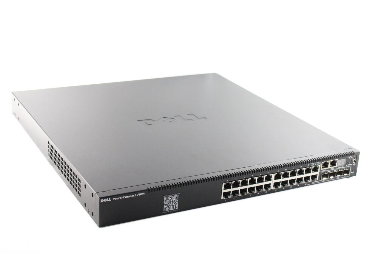 Dell PowerConnect 7024 24 Ports Network Switch Rack Mountable F14WF ...