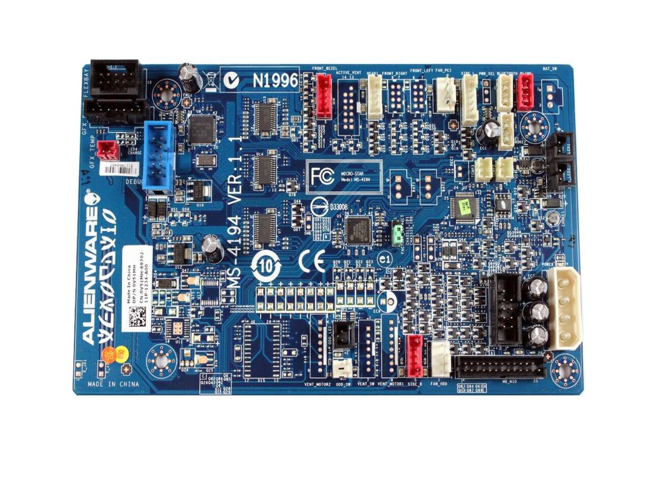 New Dell Alienware Aurora R4 ALX FX Master I/O Control Board MS-4194 ...