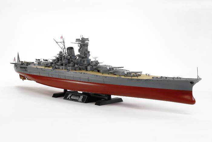1/350 Scale Model Ship Kits Tamiya 78031 Japan WWII Battleship Musashi ...