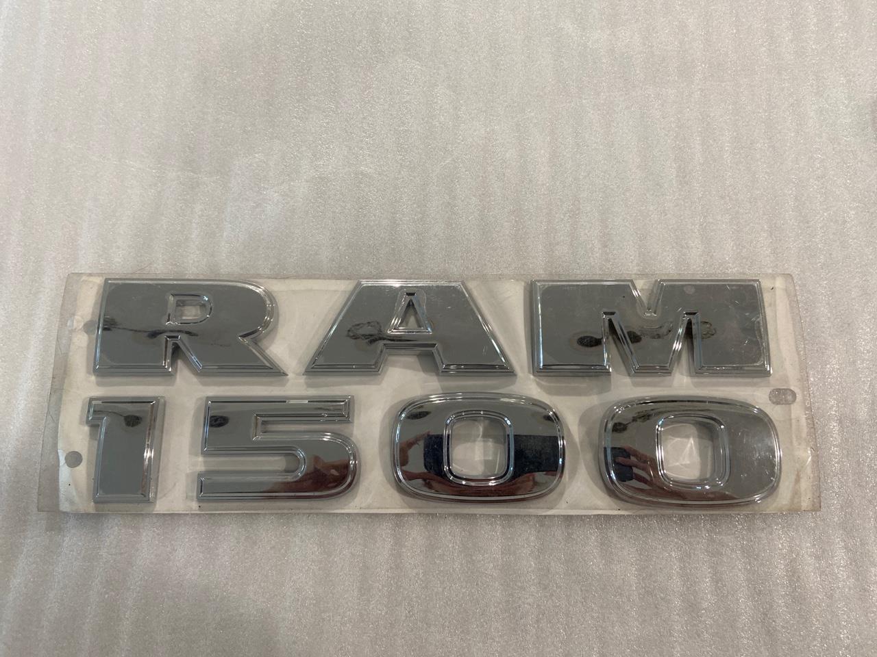 DODGE RAM 1500 EMBLEM OEM CHROME 10" LONG. MOPAR 68149702AA | eBay