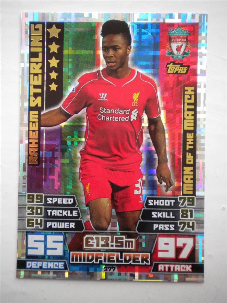 TOPPS MATCH ATTAX 2014/15 14/15 MAN OF THE MATCH MoM CARDS - CHOOSE ...