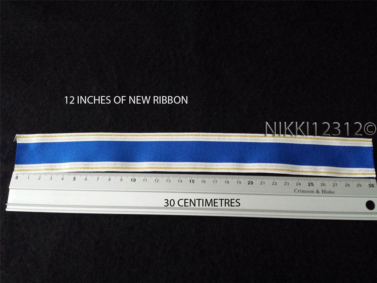 FULL SIZE NATO MERITORIOUS SERVICE MEDAL MSM REPLACEMENT RIBBON CHOICE ...