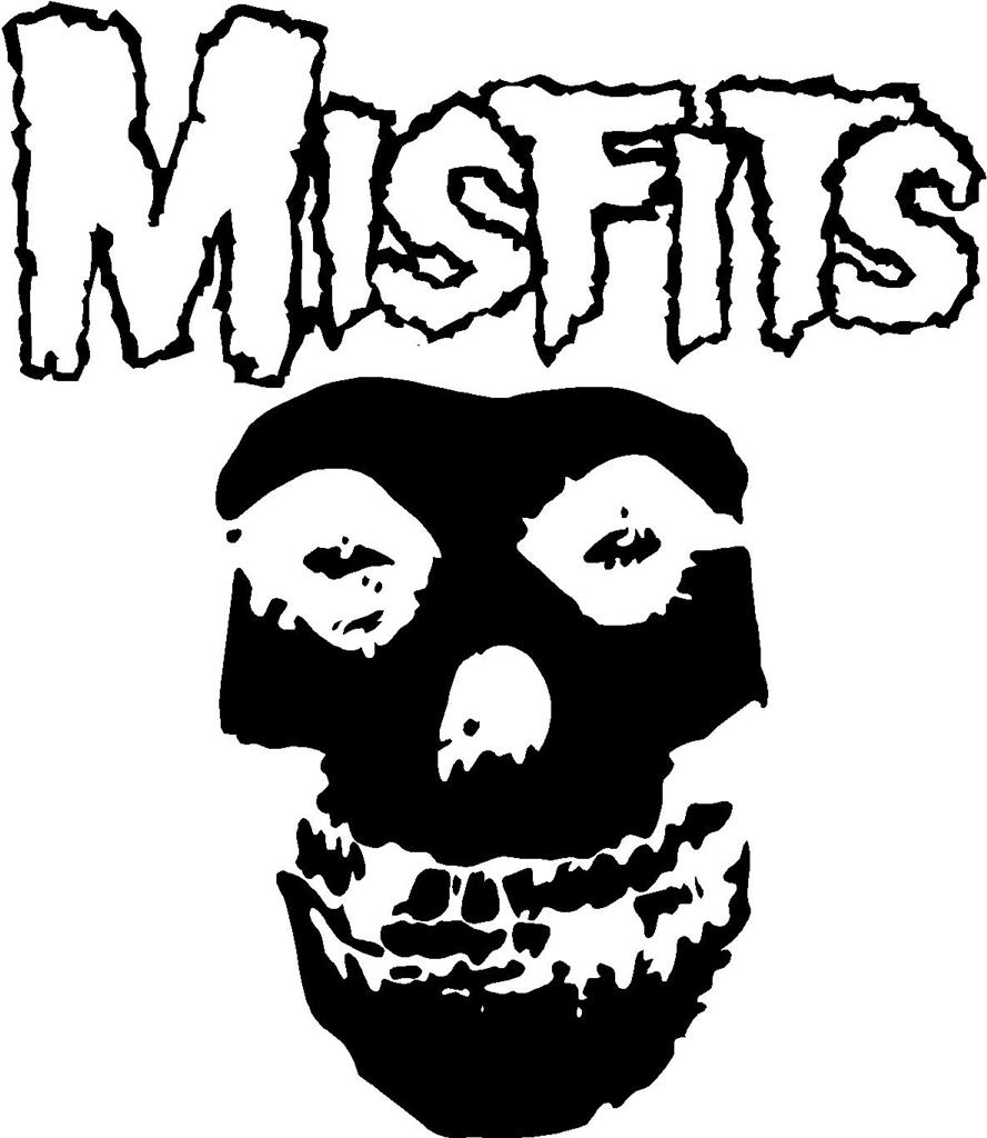 MISFITS Sticker Punk Stickers- Punk Band - Skinhead Stickers -Vespa sticker