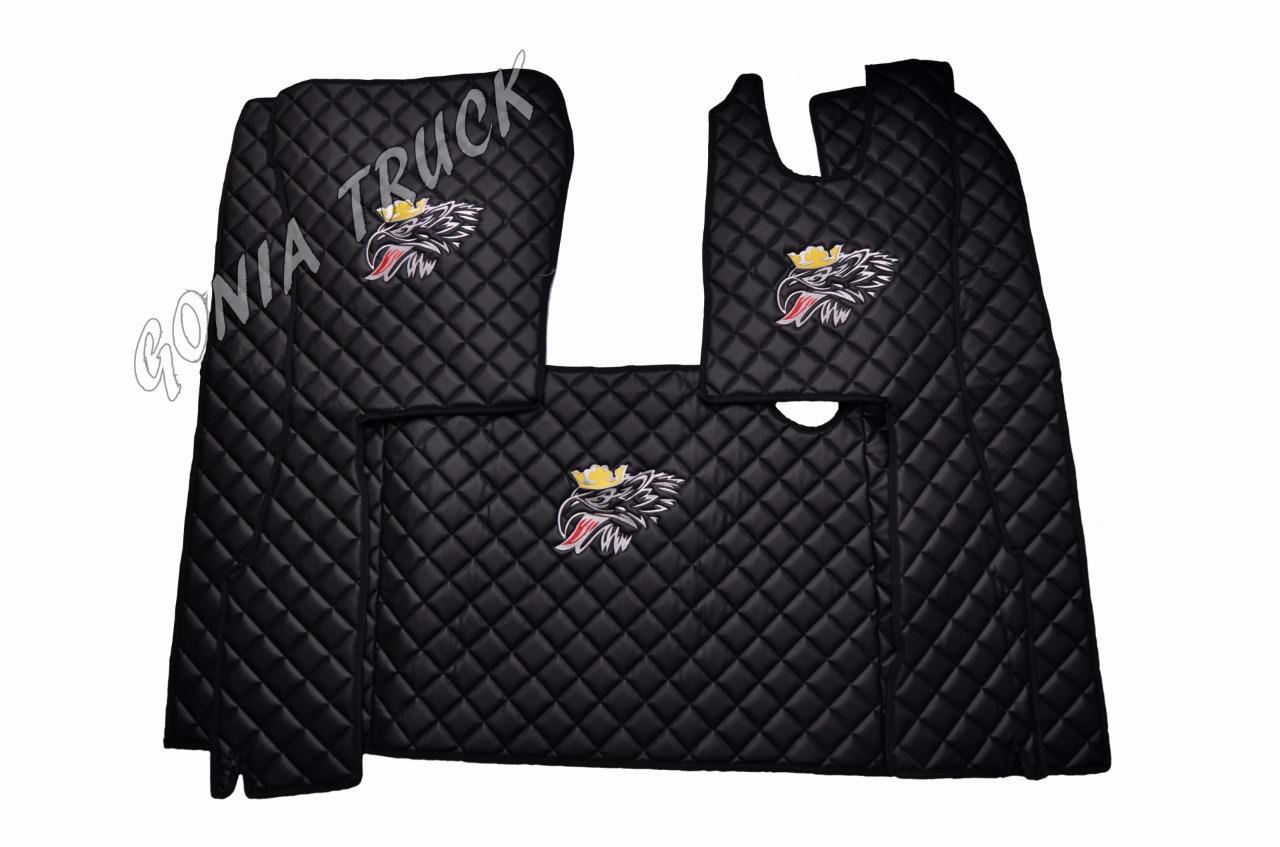 ~ ECO LEATHER ~ ENGINE COVER AND FLOOR MATS FOR SCANIA 4 series | eBay