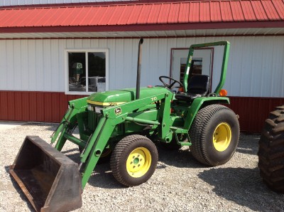 JOHN DEERE 790 4X4 COMPACT TRACTOR WITH JD 70 LOADER ATTACHMENT 511 ...