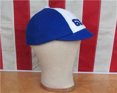 Vintage 1963 College University Freshman Cap Hat Wool Beanie Blue/White ...