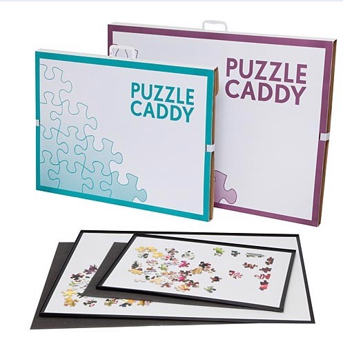 1pc jigsaw puzzles game portable carry case storage board Caddy ...