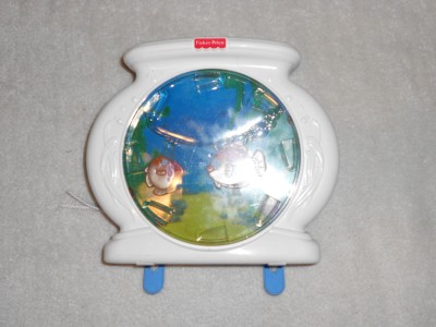 FISHER PRICE * Crib Aquarium SOOTHING SOUNDS Toy Water Fish MUSICAL ...