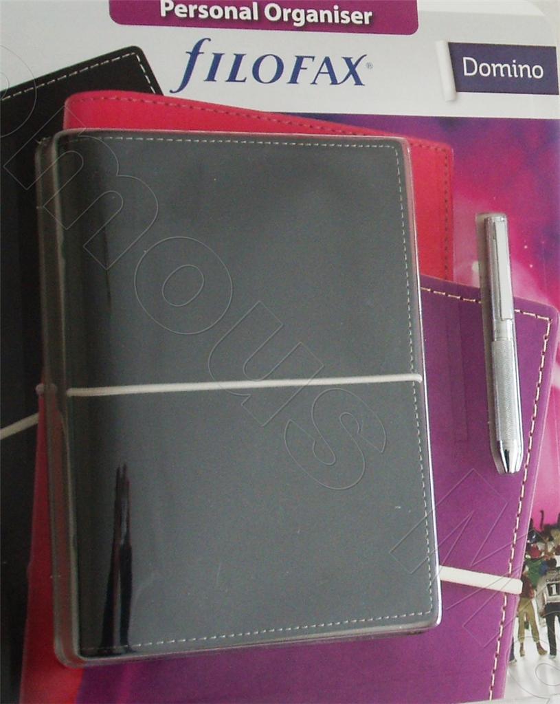 Filofax Domino Personal Organizer with Mini Barley Pen Diary Refil New1 ...