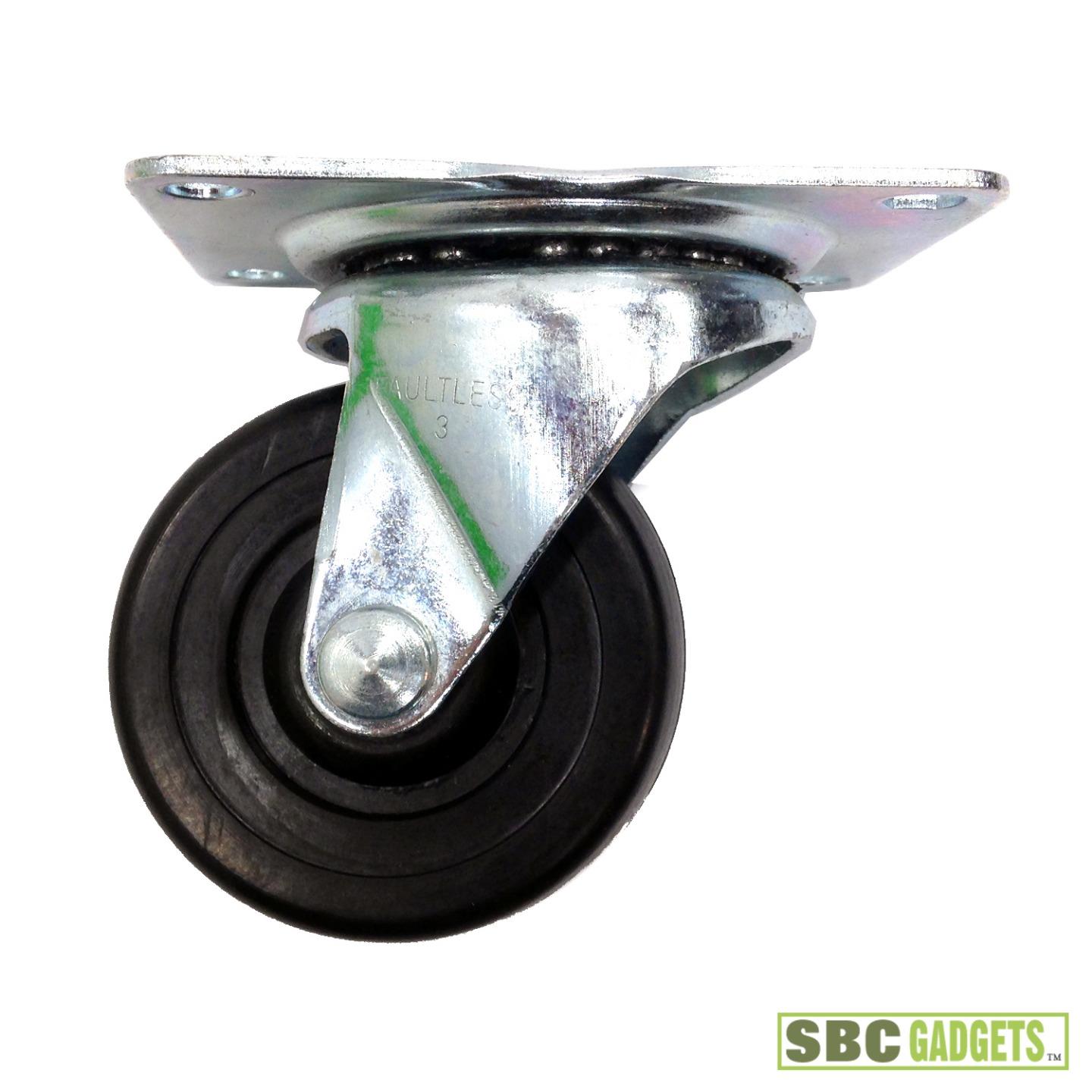 Swivel Caster With Rubber Wheel at Katie Butters blog