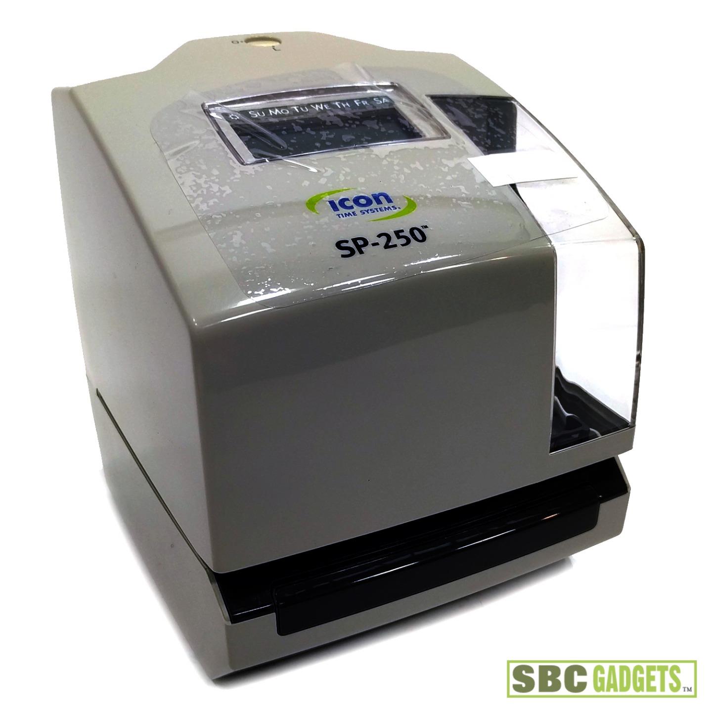 Icon Time Systems Electronic Time and Date Stamp (Model: SP-250) - SHIP ...