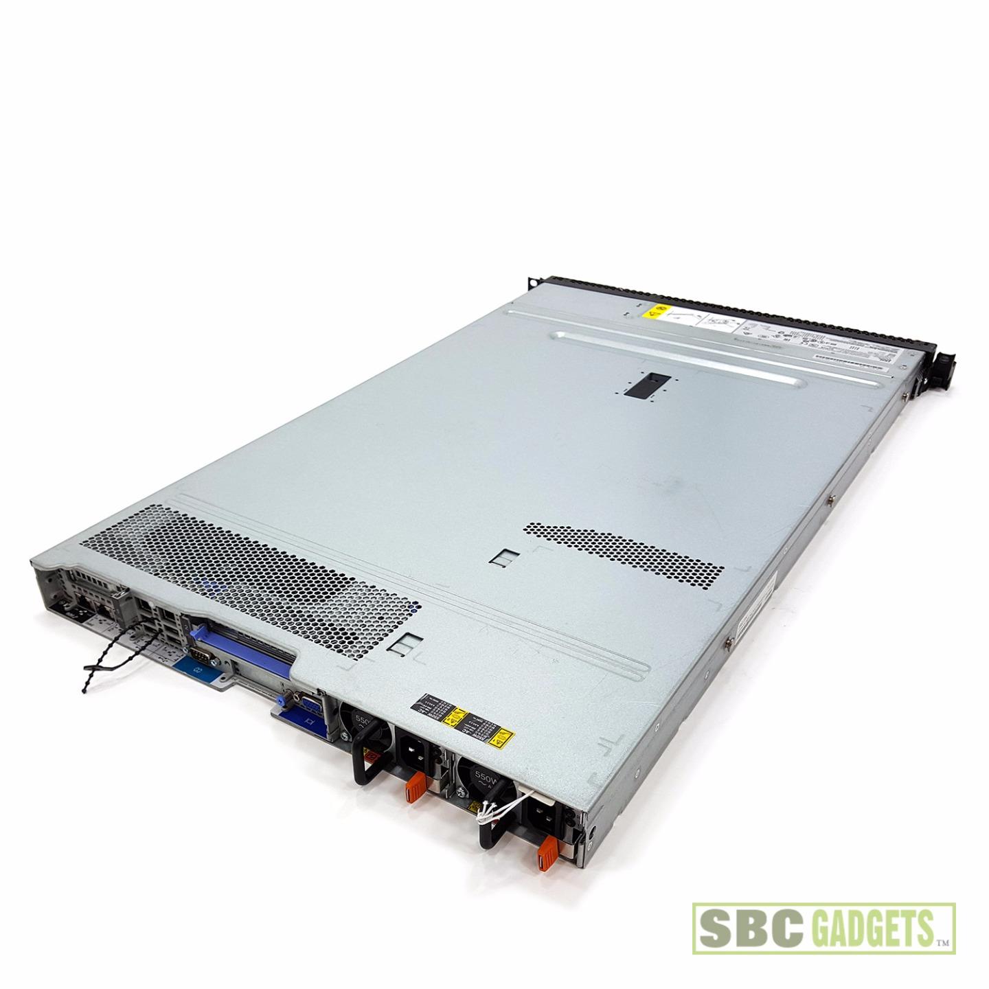 IBM x3550 M4 1U Server (2x E5-2690 8-Core CPUs @ 2.90GHz, 128GB RAM, No ...