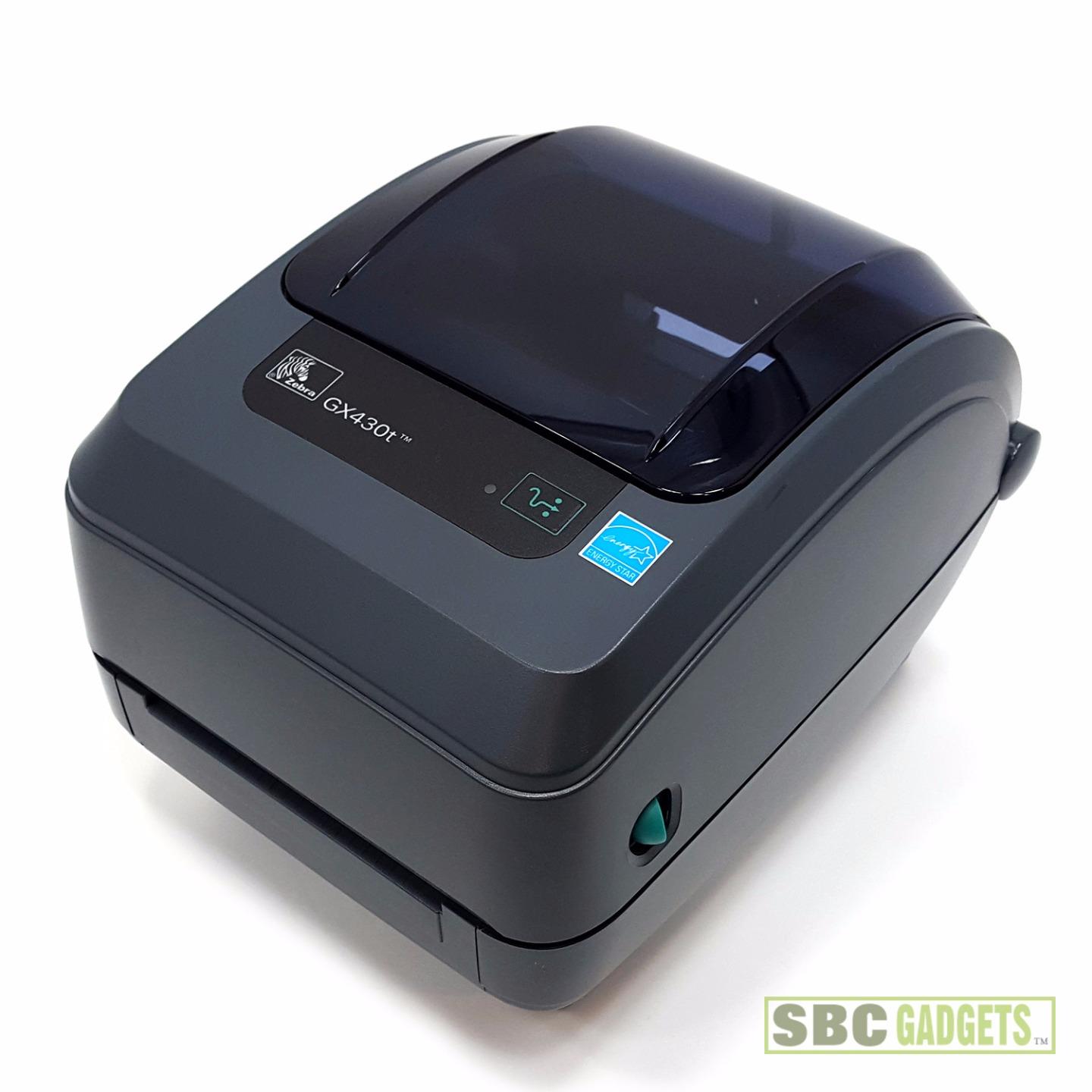 Zebra GX430t Desktop Thermal Printer ( USB / Ethernet / Serial ) GX43 ...
