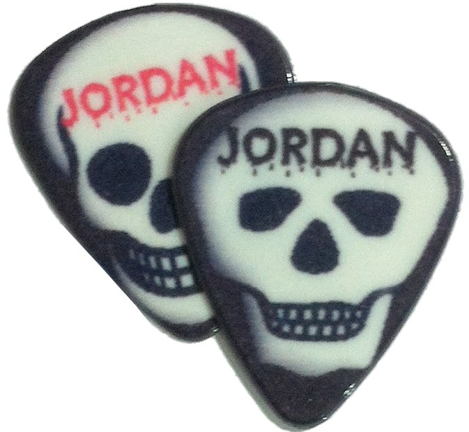 12 x CUSTOM DESIGN personalised electric or acoustic guitar plectrums ...