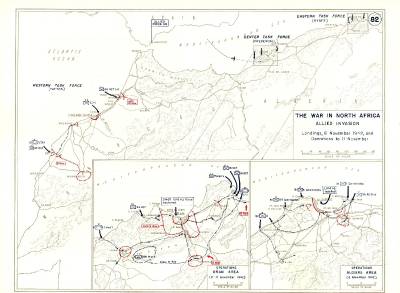 WW2 North Africa 8 Military Maneuver Maps Tunis Morocco Tunisia Mareth ...