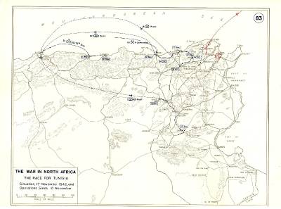 WW2 North Africa 8 Military Maneuver Maps Tunis Morocco Tunisia Mareth ...