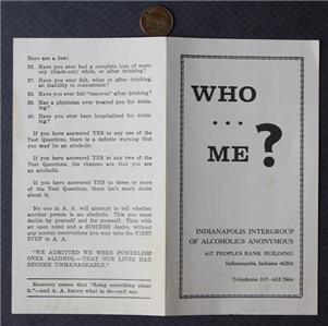 alcoholics anonymous leaflets