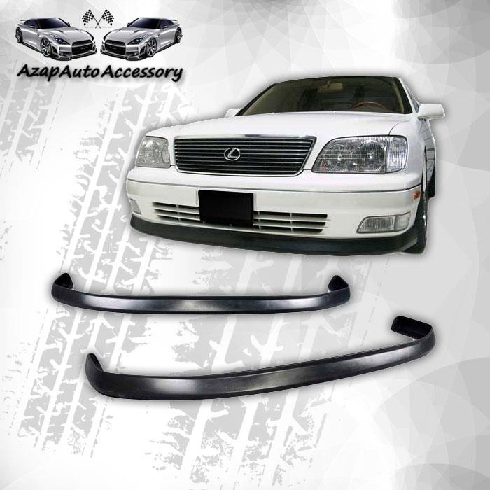 Fit 1998-2000 Lexus LS400 Front Bumper Lip Spoiler Bodykit PU VIP Style ...