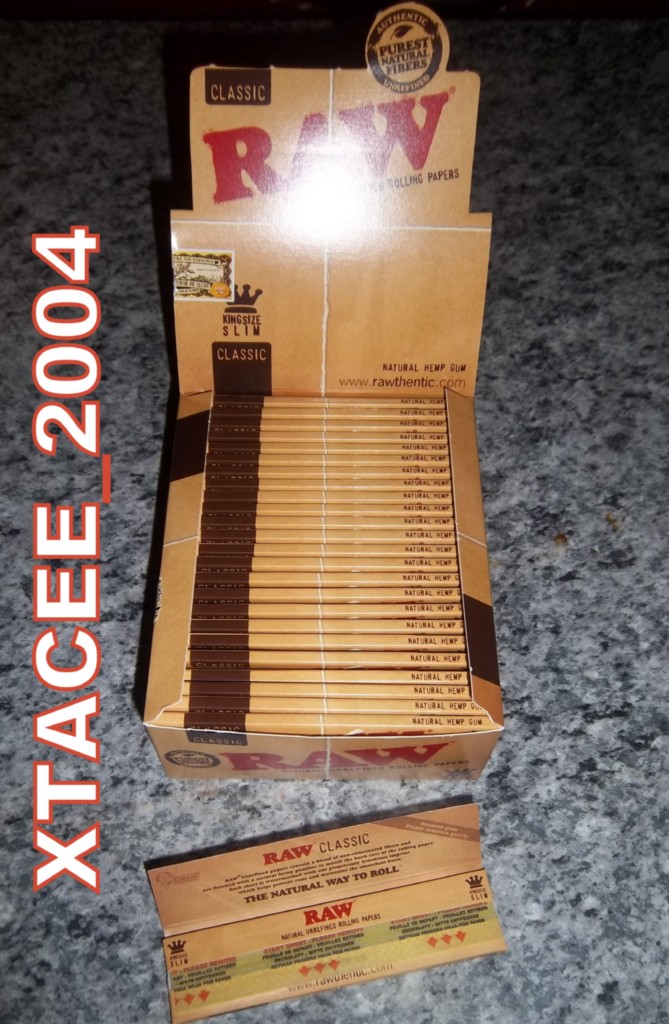 RAW RIZLA papers Box Organic natural HEMP/ Authentic Classic / 3meter ...