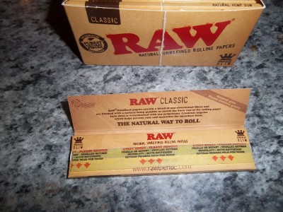 RAW RIZLA papers Box Organic natural HEMP/ Authentic Classic / 3meter ...
