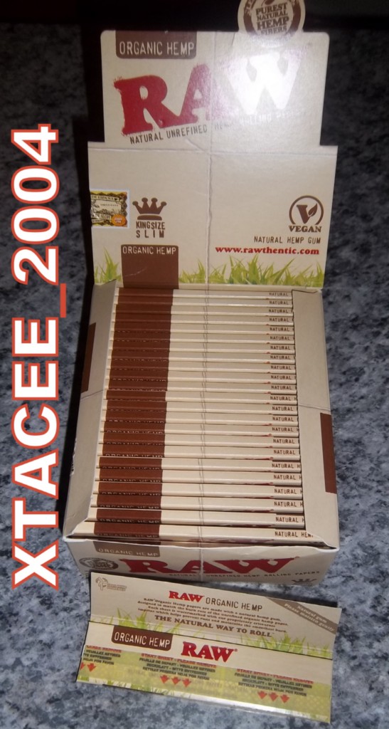 RAW RIZLA papers Box Organic natural HEMP/ Authentic Classic / 3meter ...