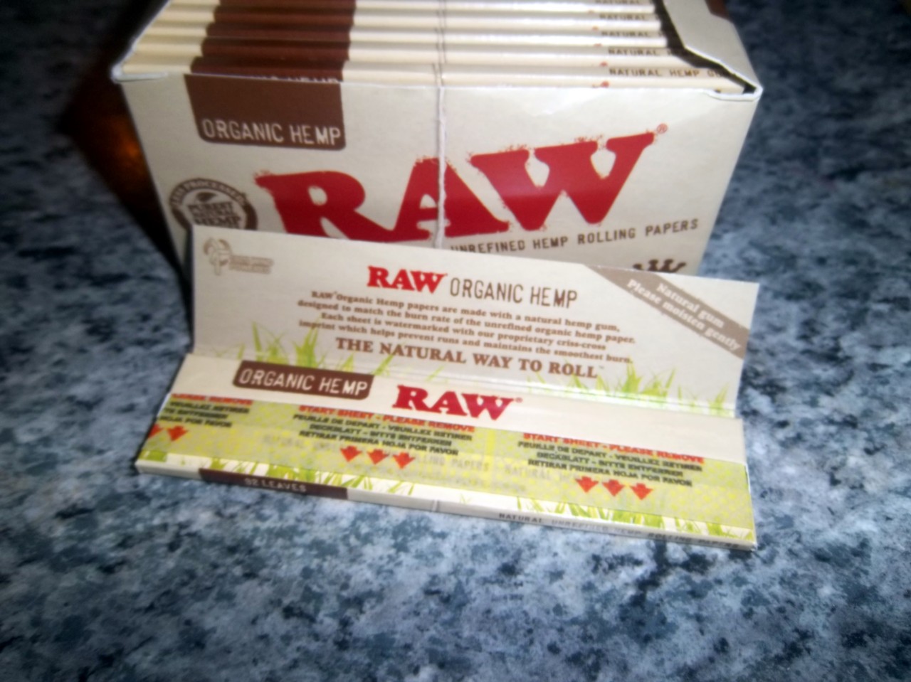 RAW RIZLA papers Box Organic natural HEMP/ Authentic Classic / 3meter ...