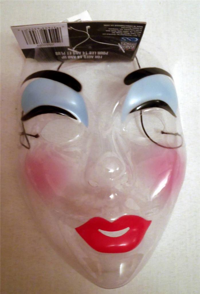 Transparent Mask With Makeup