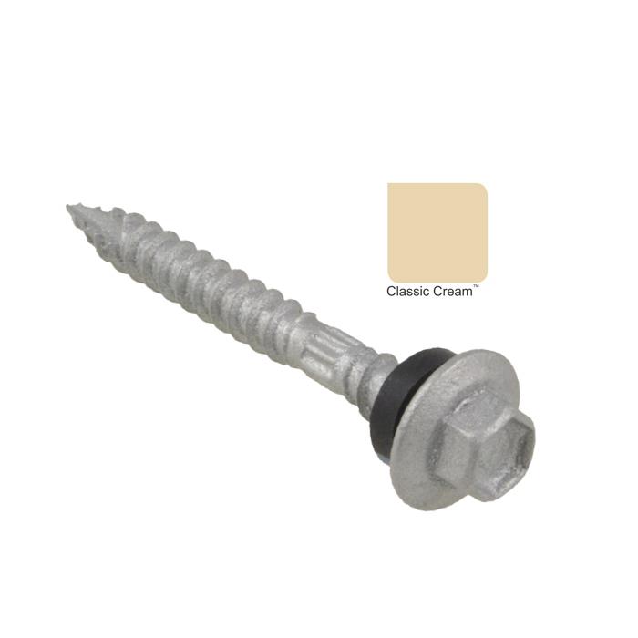 CLASSIC CREAM / SMOOTH CREAM Hex NEO TOP GRIP Timber Screw Colorbond ...