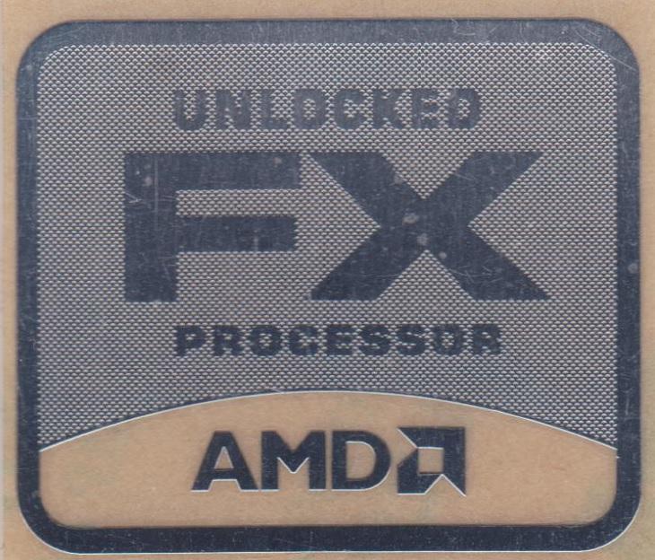 AMD FX Unlocked Silver Metal Case Sticker Badge Custom look | eBay