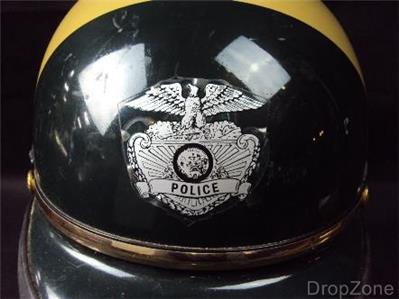 Vintage Californian Highway Patrol Style Police Motorcycle Helmet | eBay