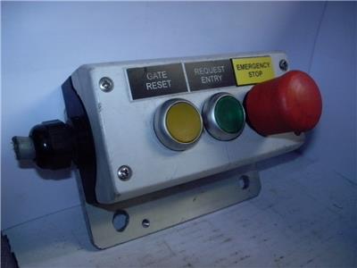 EATON KLOCKNER MOELLER EMERGENCY STOP 3 PUSHBUTTON ENCLOSURE PC-GF20-FR ...