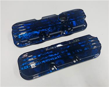 Holden Commodore 3.8L V6 Custom Candy Blue Rocker Covers VN VP VR VS VT ...