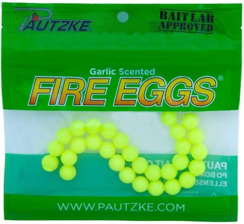 Pautzke Garlic Scented Fire Eggs Red Chartreuse Pink Orange Choice of ...