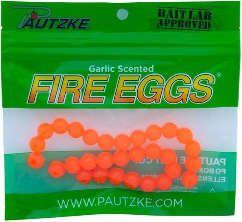 Pautzke Garlic Scented Fire Eggs Red Chartreuse Pink Orange Choice of ...