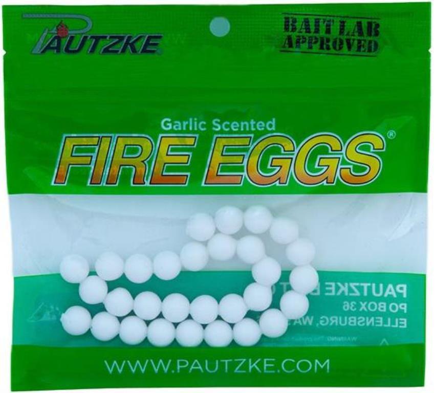 Pautzke Garlic Scented Fire Eggs Red Chartreuse Pink Orange Choice of ...