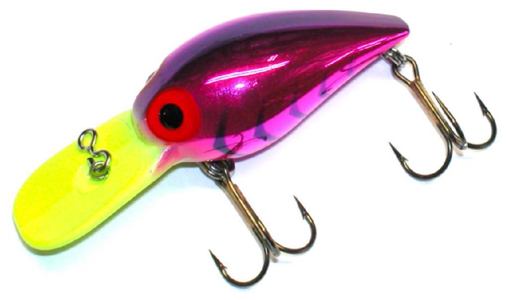 Brad's Wiggler 3/8 oz Fishing Bass Plug Diver Crankbait 3" Choice of ...