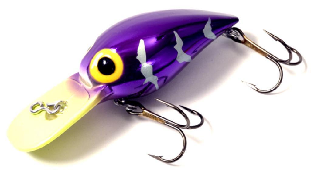 Brad's Wiggler 3/8 oz Fishing Bass Plug Diver Crankbait 3" Choice of ...